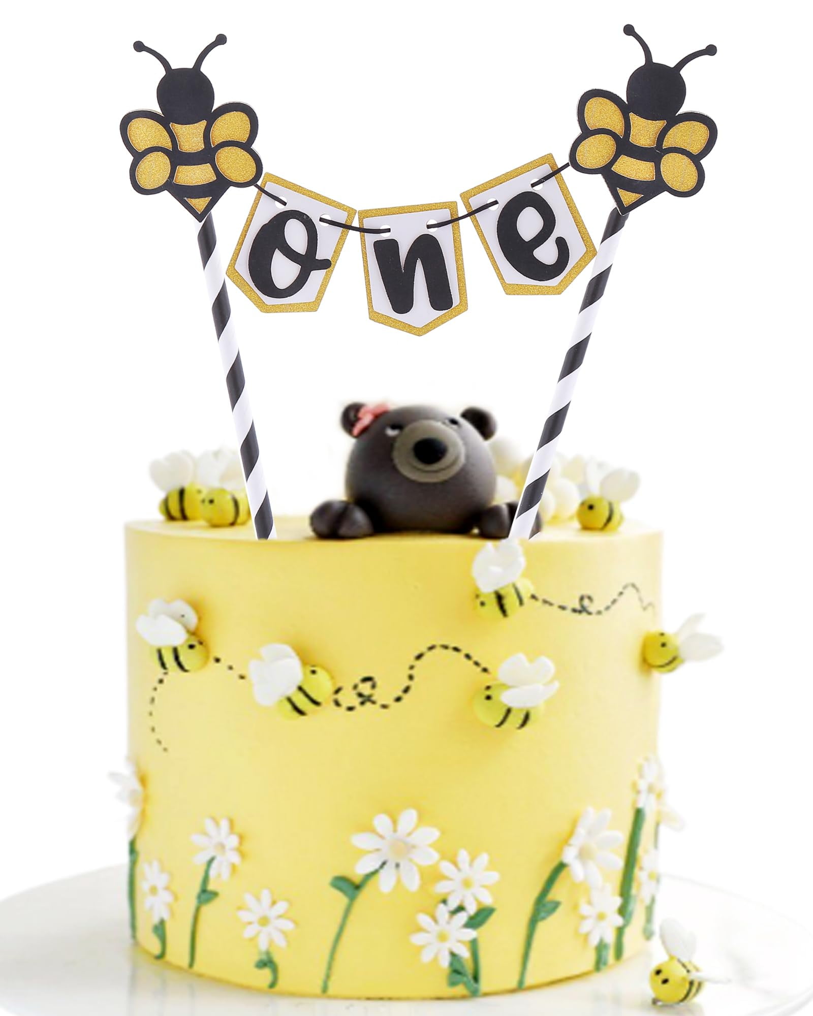 Bumble Bee One AJH3 Cake Topper - Fun to Bee 1st Birthday Cake Topper ...