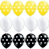 Bumble Bee Party Decoration 30 Count Yellow Black Polka Dot Bumblebee ...