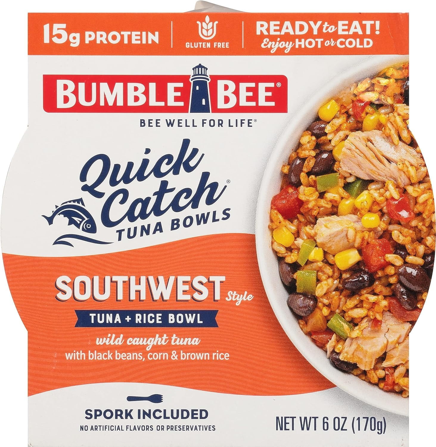 Bumble Bee Quick Catch Southwest Rice, Wild Caught Tuna And Rice Bowl ...