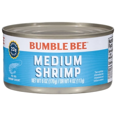 Tiny Canned Shrimp (6 oz) | Seafood jars for supermarkets - Walmart ...