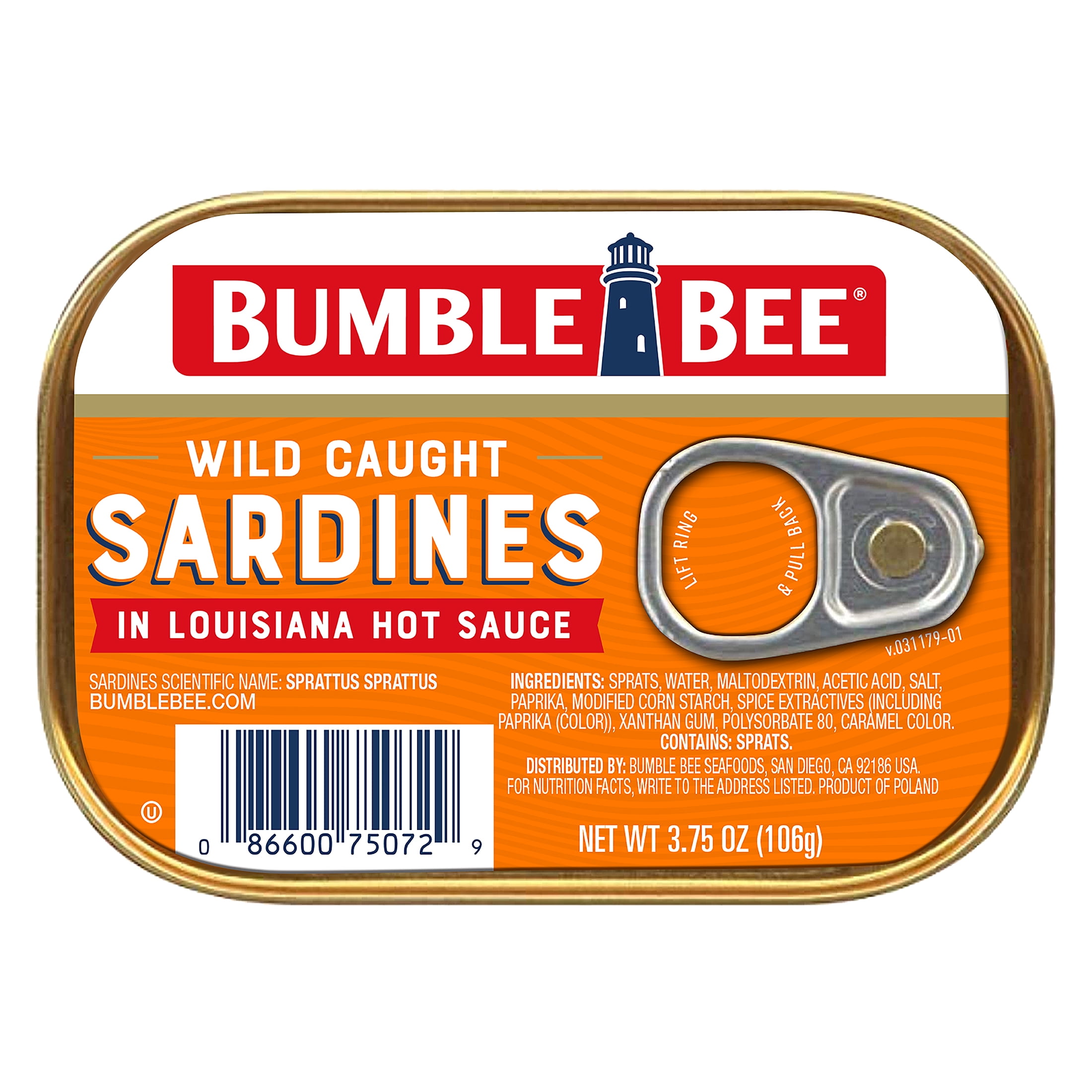 Find Your Perfect Bumble Bee Sardines in Hot Sauce 3.75oz Can EA ...
