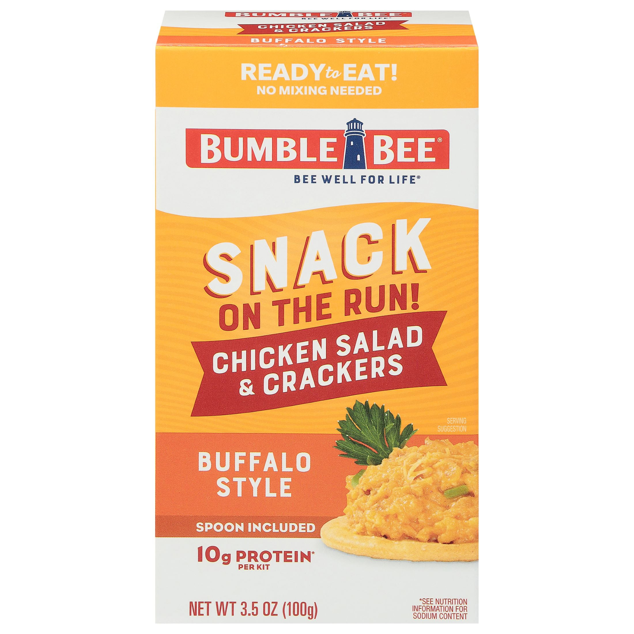 Bumble Bee Snack On The Run Buffalo Chicken Salad with Crackers Packed ...