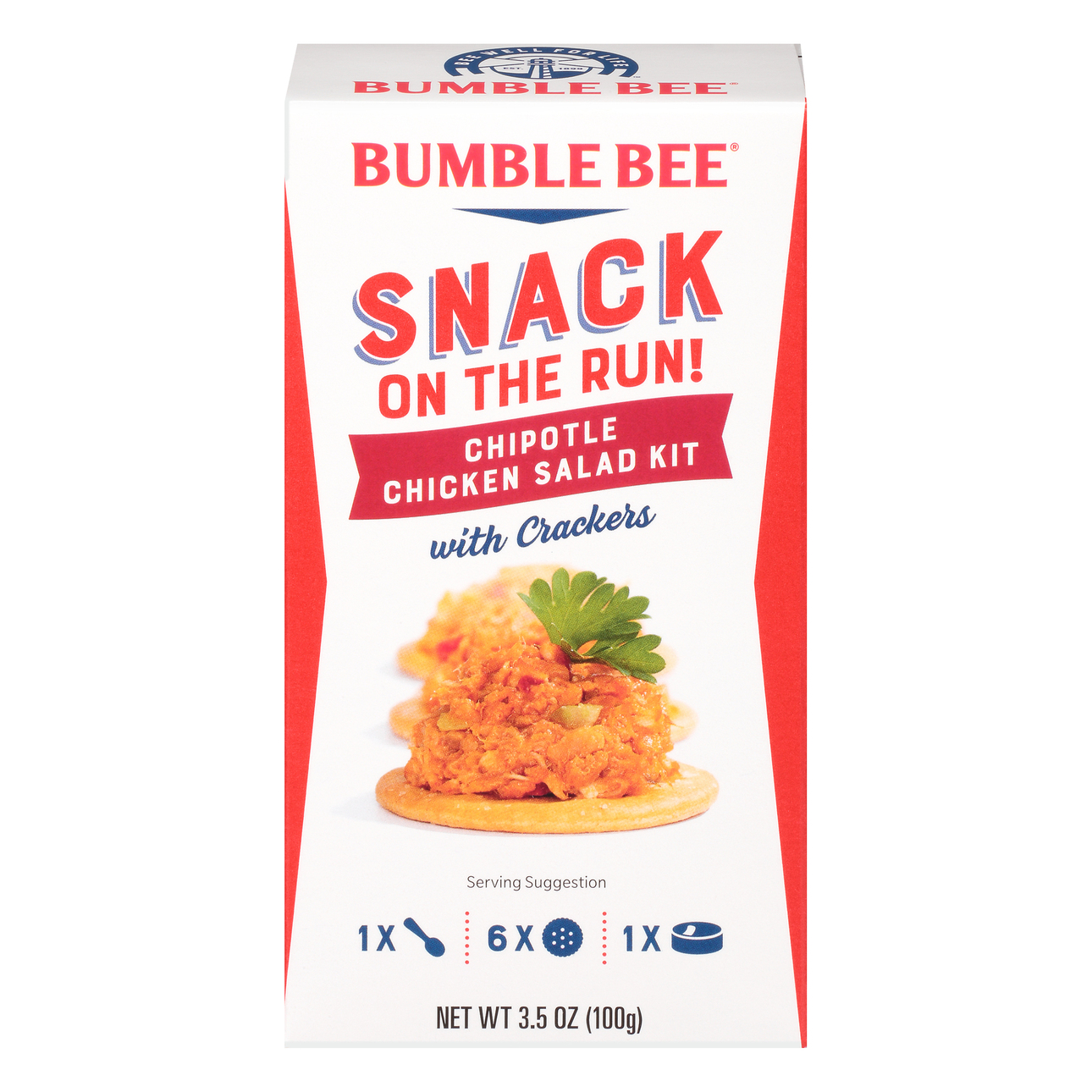 Bumble Bee Snack On The Run Chipotle Tuna Salad with Crackers Kit, 3.5 ...