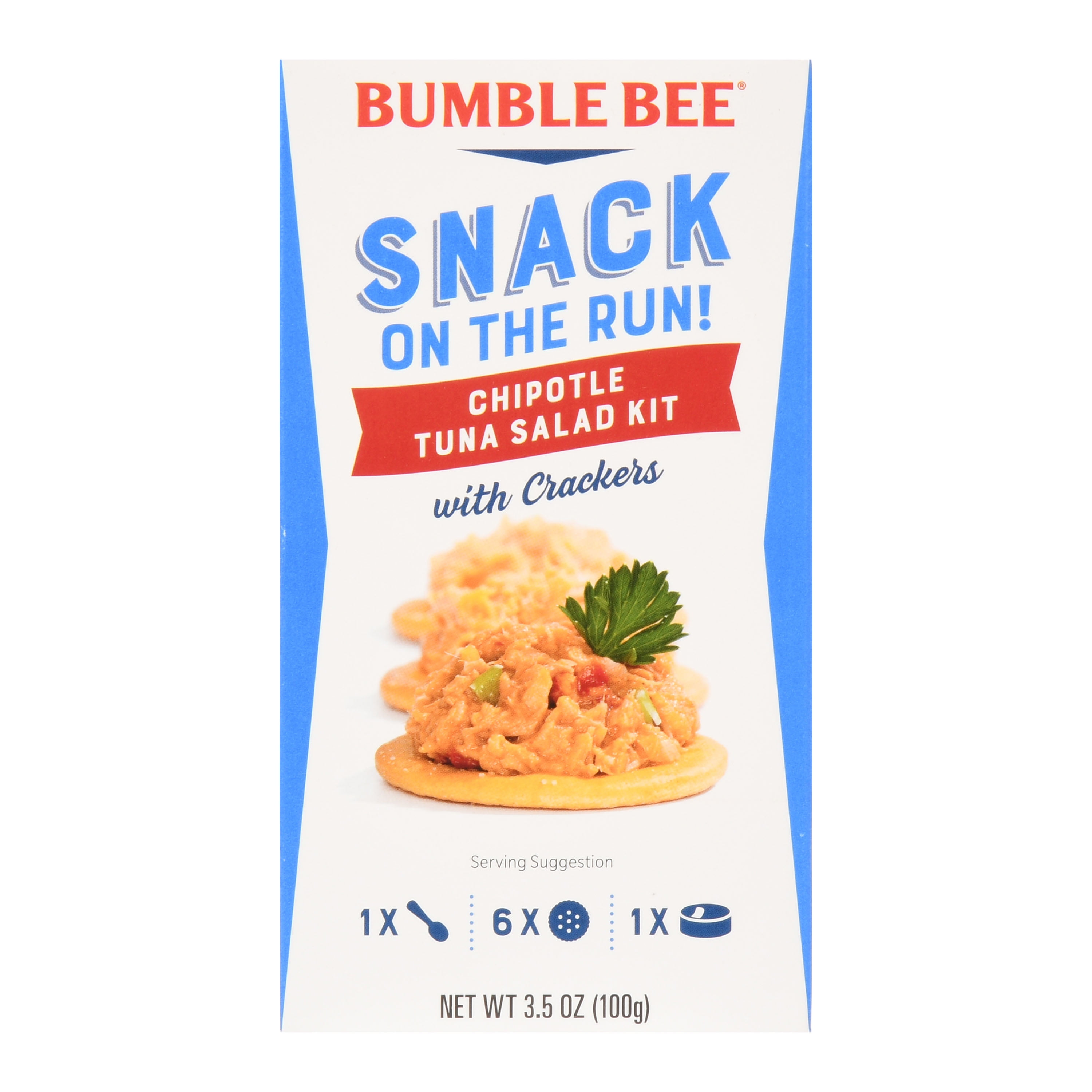 Bumble Bee Snack On The Run Chipotle Tuna Salad with Crackers Kit, 3.5 ...