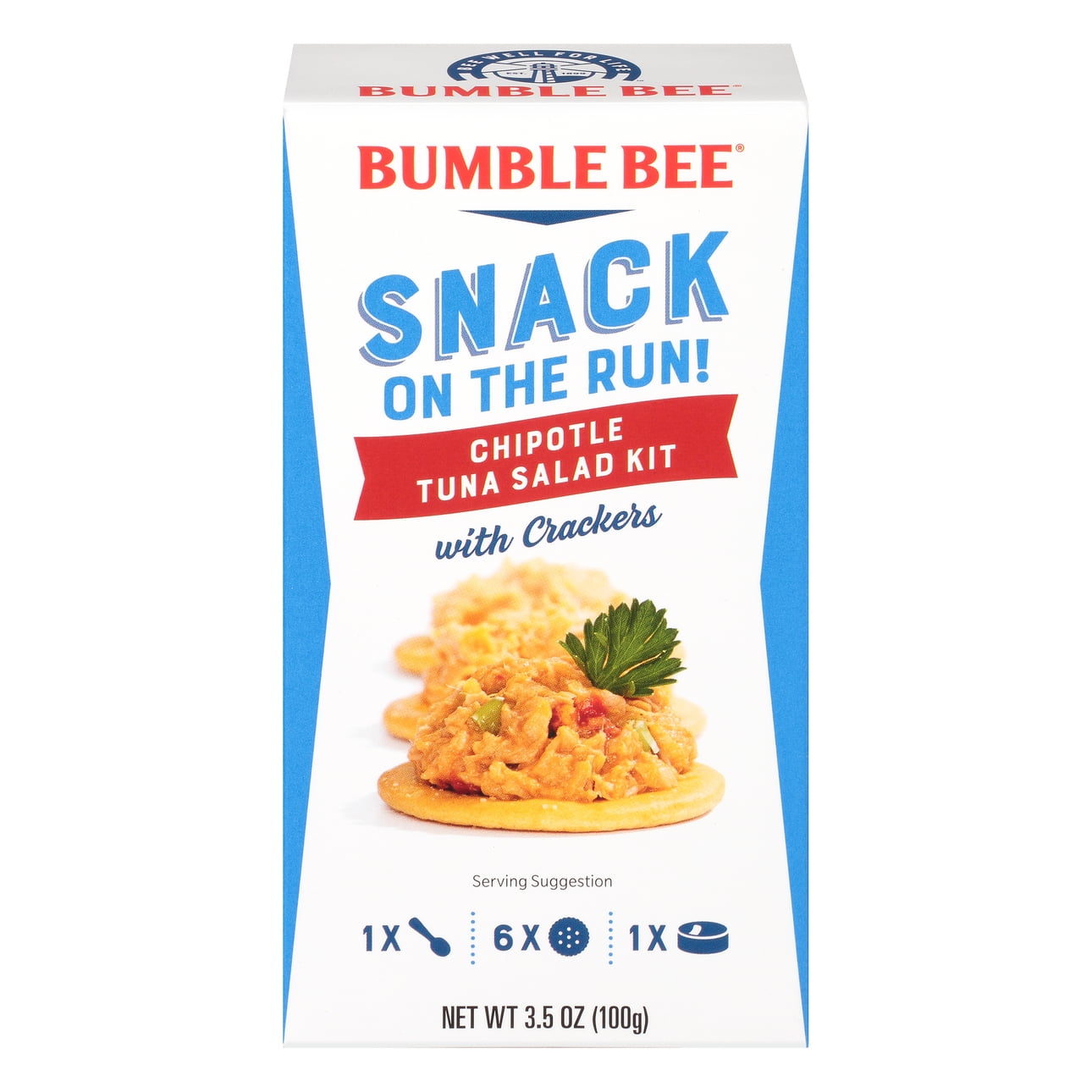 Bumble Bee Snack On The Run Chipotle Tuna Salad with Crackers Kit, 3.5 ...