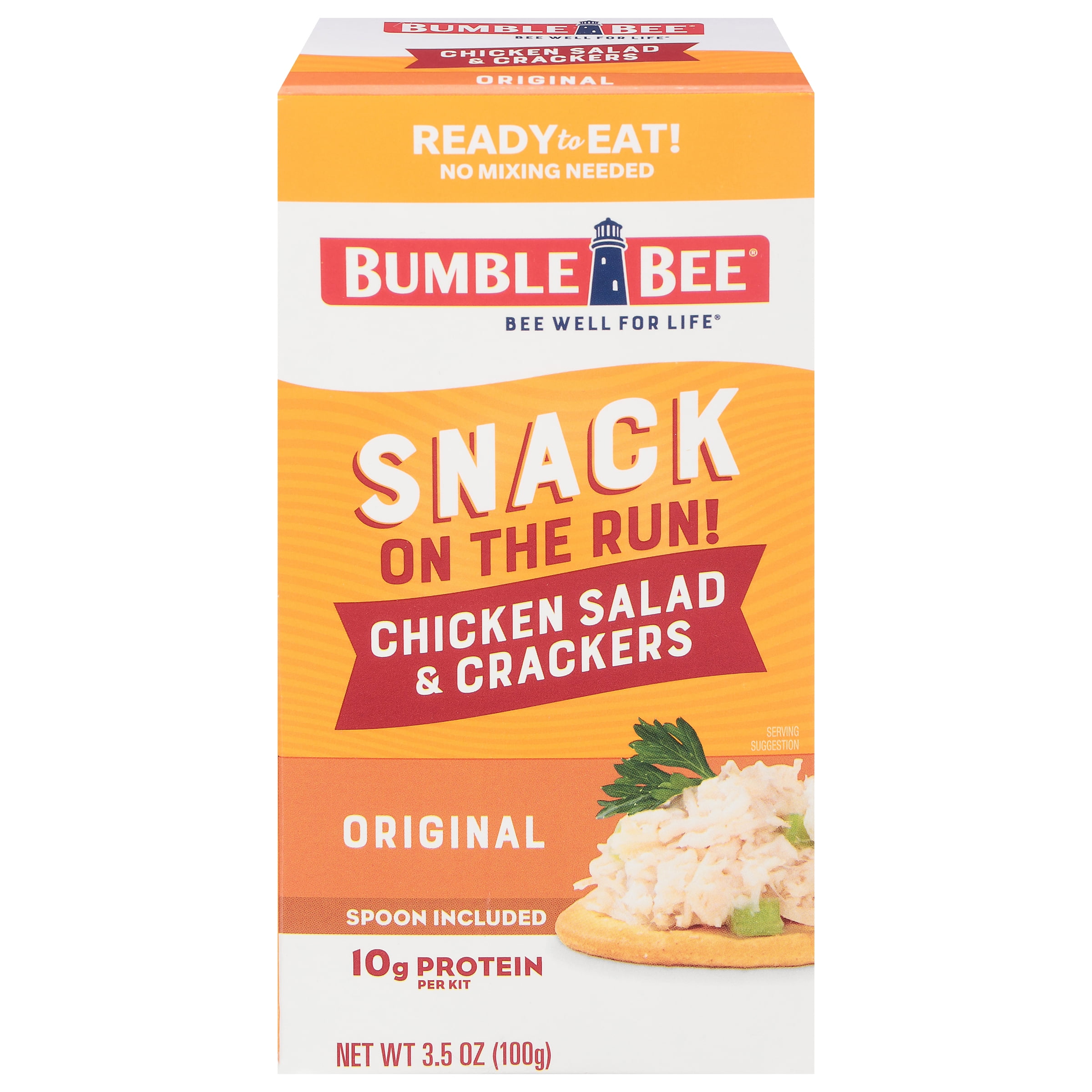 Bumble Bee Ready-to-Go Chicken Salad Lunch Kit with Crackers - Protein ...