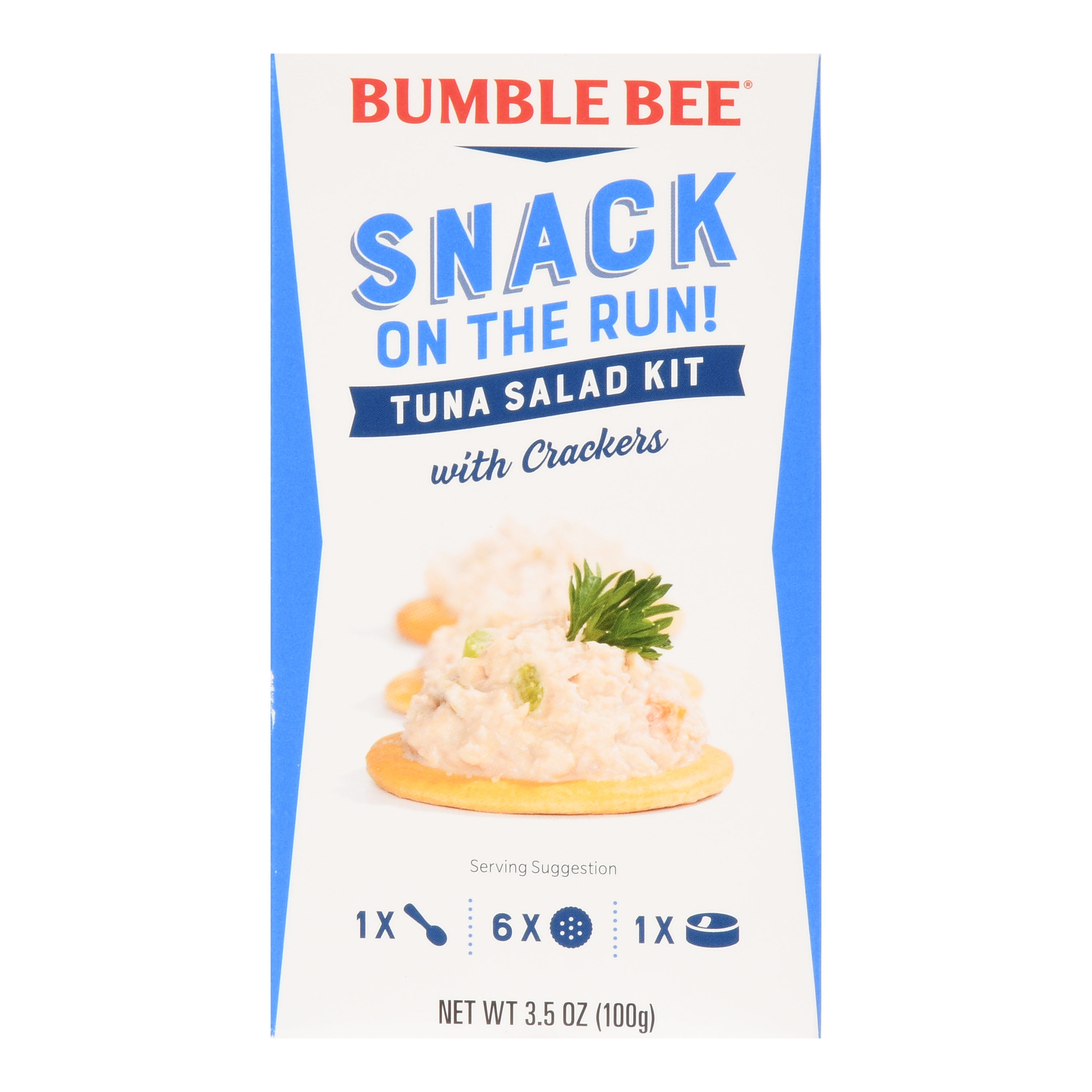 Bumble Bee Snack on the Run! with Crackers, 3.5oz Kit, Multiple Flavors ...