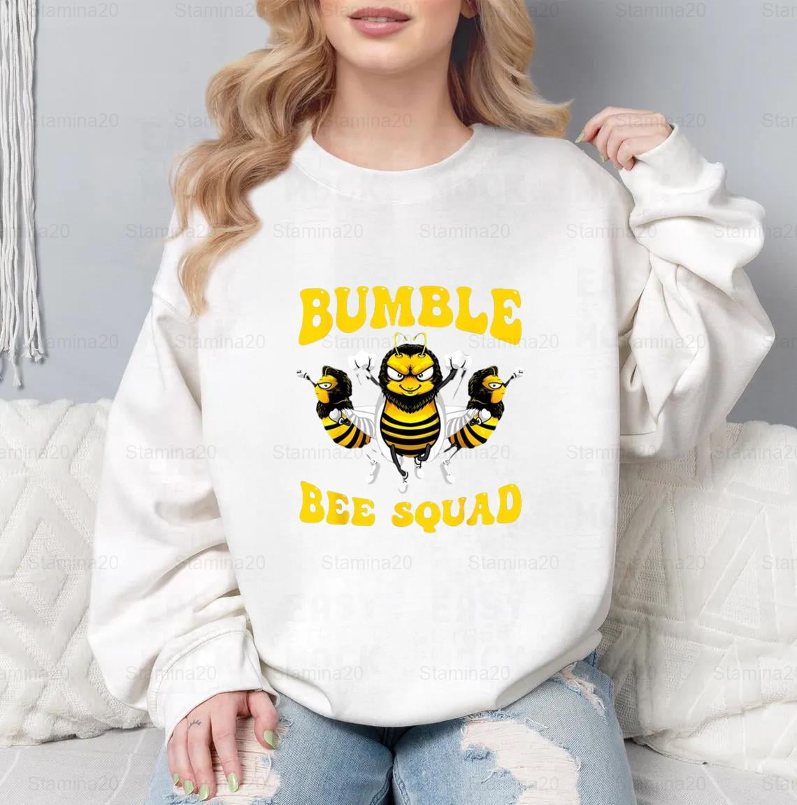 Bumble Bee Squad Teacher Team Honeybee Enthusiast Sweatshirt, for men ...