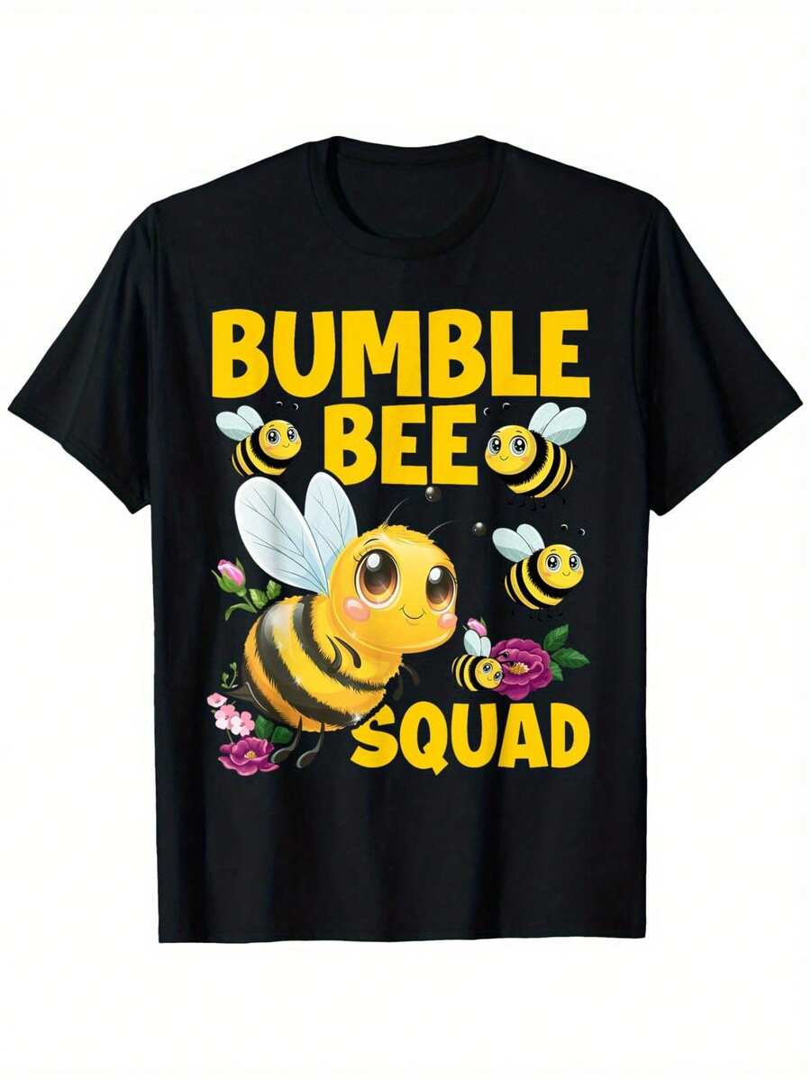 Bumble Bee Squad Team Group Family T-Shirt 100% Pure Cotton Gifts For ...
