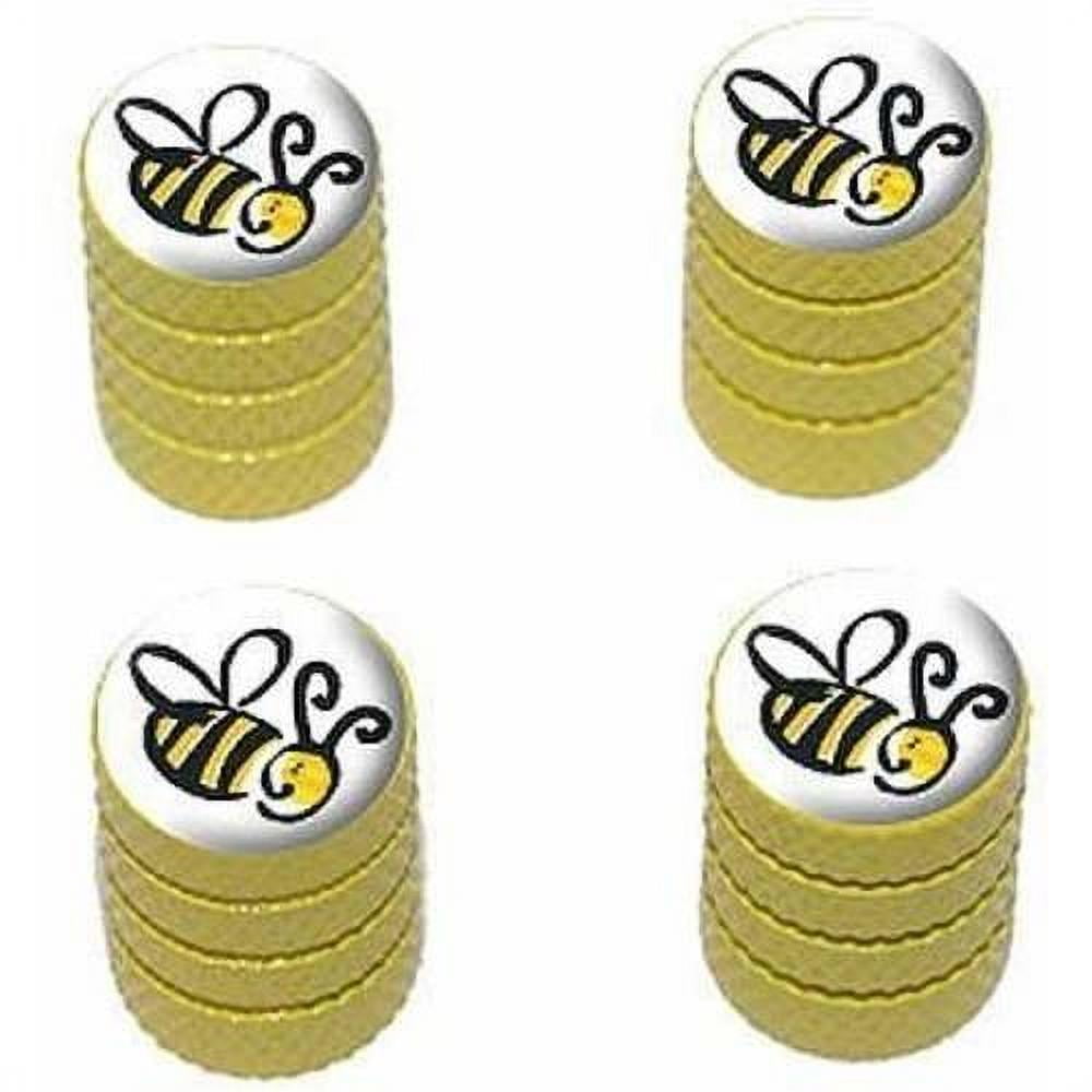 Bumble Bee Tire Rim Wheel Aluminum Valve Stem Caps, Multiple Colors ...
