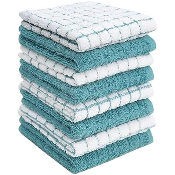 Bumble Dish Towels & Dish Cloths (8 Pack) | 100% Cotton Kitchen Towels ...
