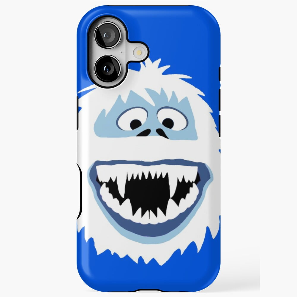 Bumble Face Winter Cartoon Illustration iPhone Case 11 through 17 Pro ...