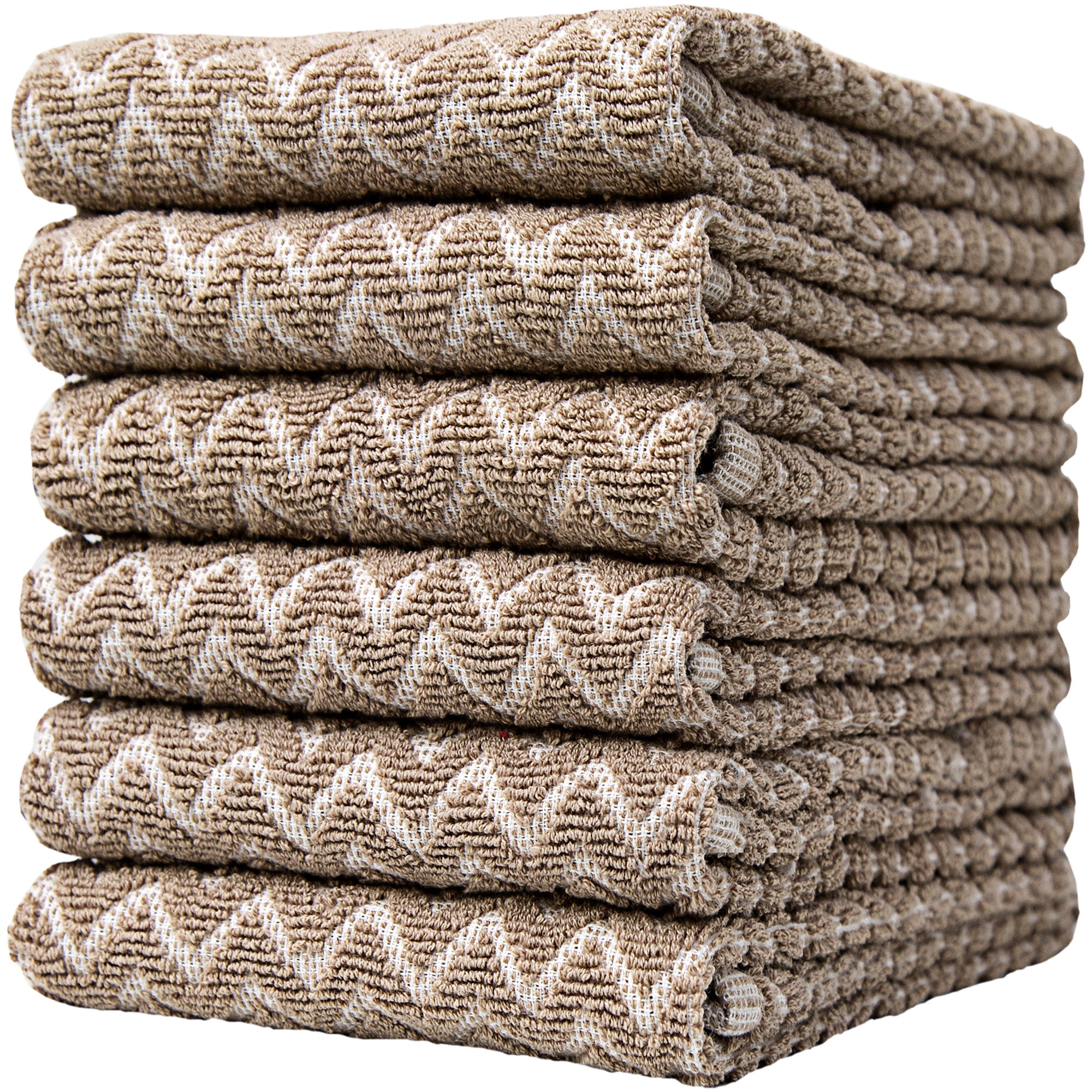 Bumble Premium Large Cotton Kitchen Hand Towels | 16”x 26” | 6-Pack ...