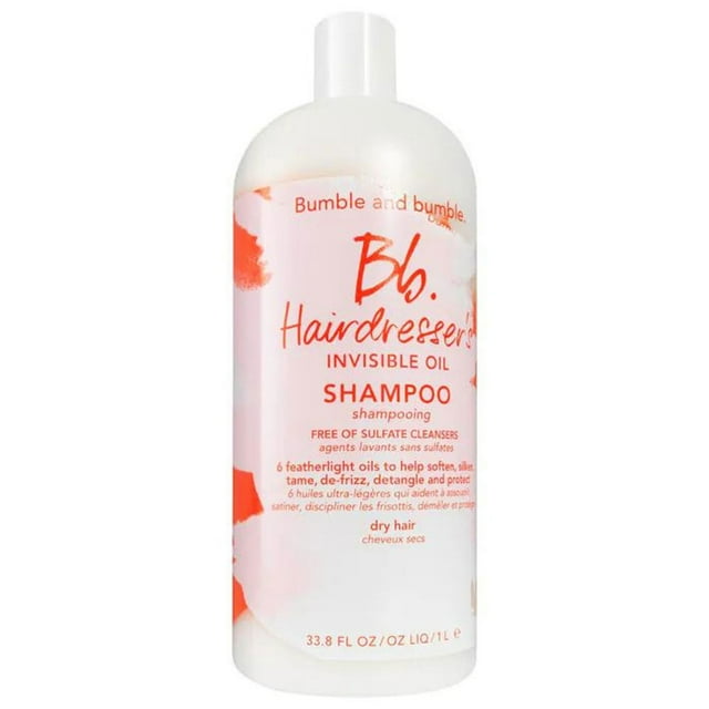 Bumble and Bumble Hairdressers Invisible Oil Shampoo, 33.8oz for Dry ...