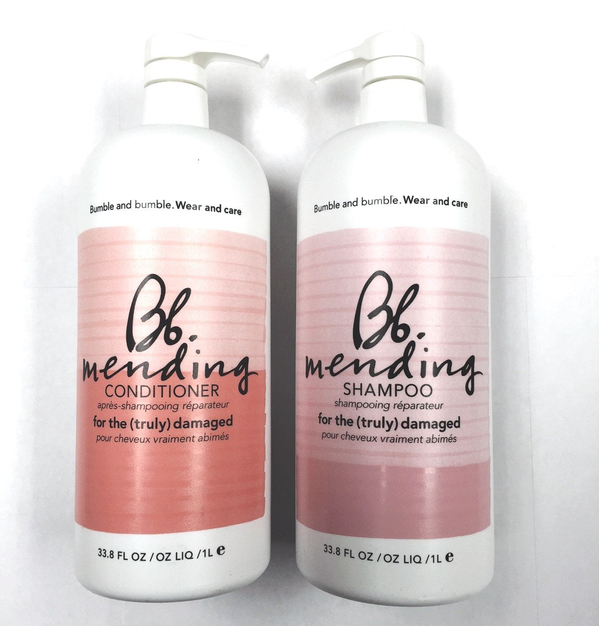 Bumble and Bumble Mending Shampoo 33oz and Mending Conditioner 33 Oz ...