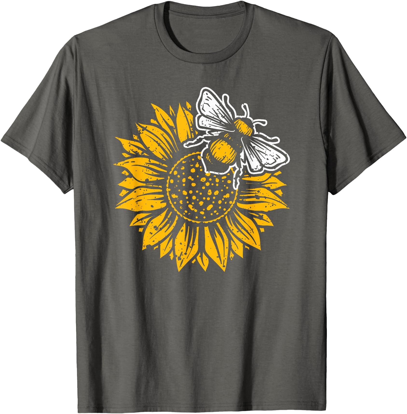 Bumble bee Sunflower Springtime Save The Bees Honeybee Softstyle T ...