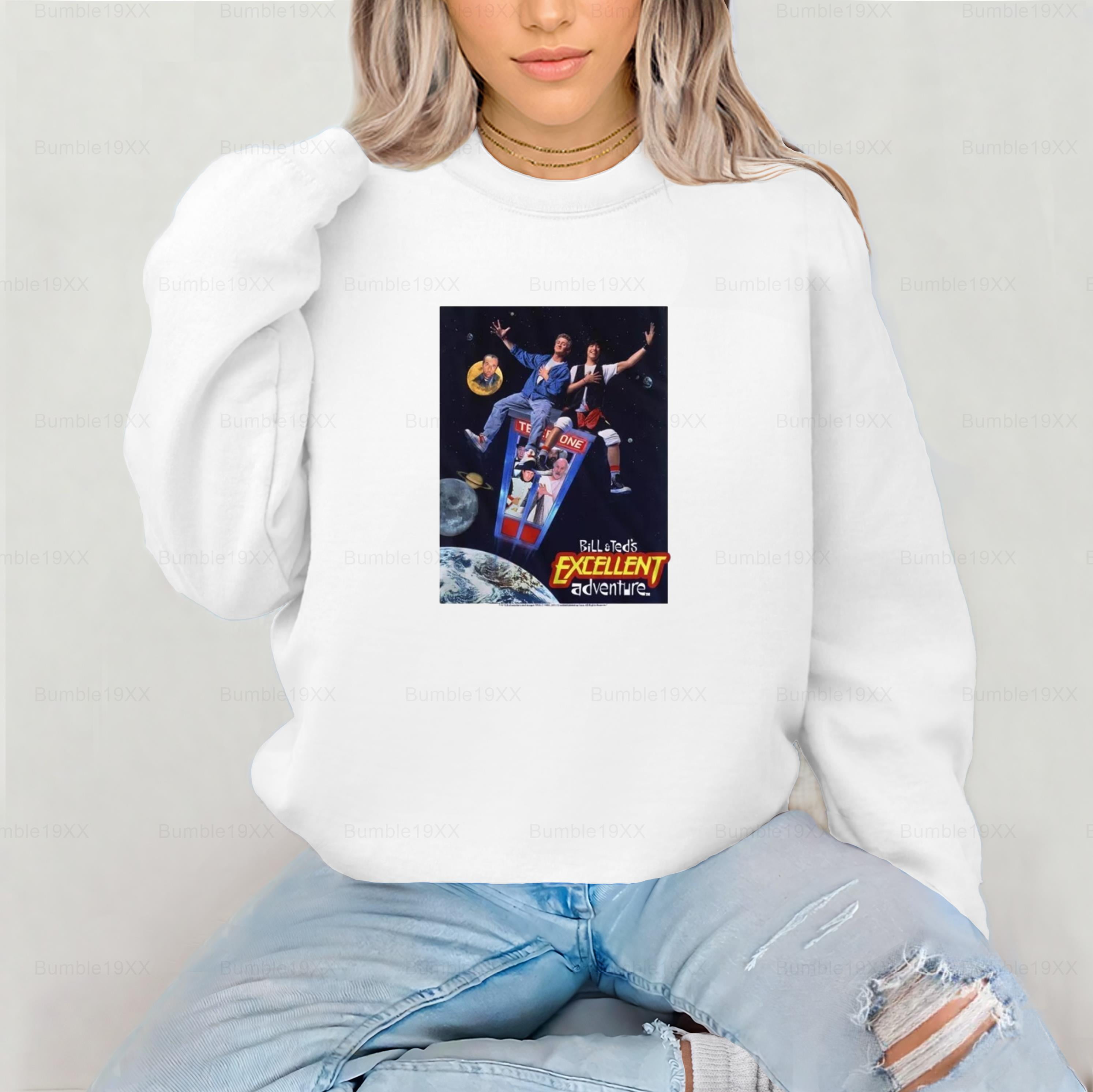 Bumble1998 Bill And Ted Poster Movie Excellent Adventure Art Keanu ...