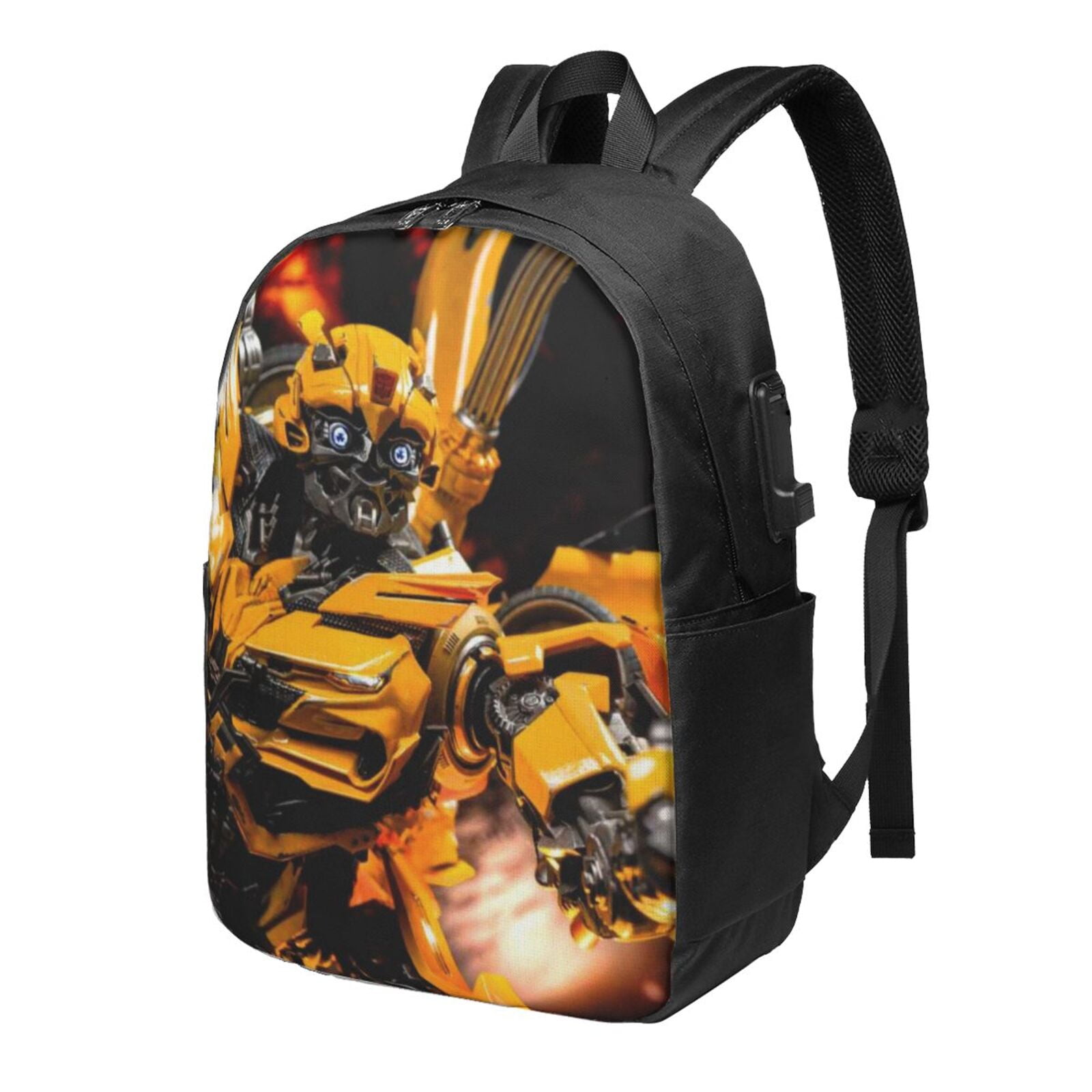 Bumblebee Backpack with USB Charging Port, 17 Inch Laptop Backpack ...