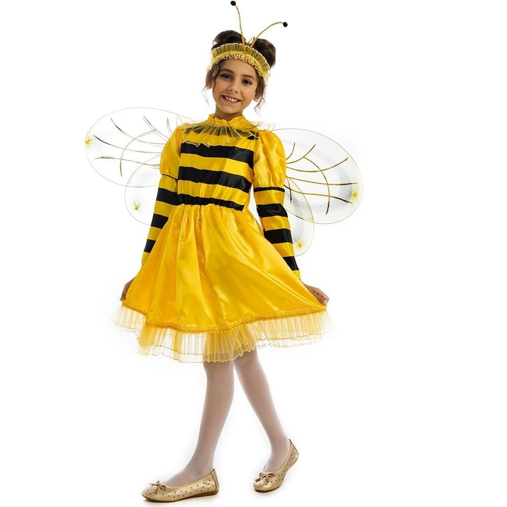 Bumblebee Bee size S 4/6 Girls Wing Costume Dress-Up Play Kids 5 OReet ...