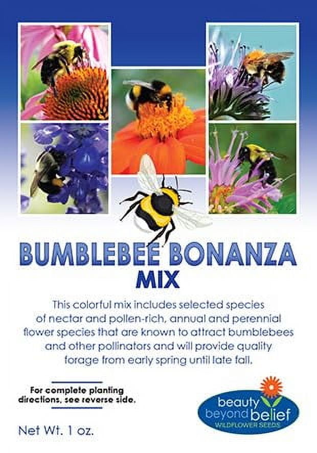Bumblebee Bonanza Wildflower Seeds - 1oz, ITL1 Open-Pollinated ...