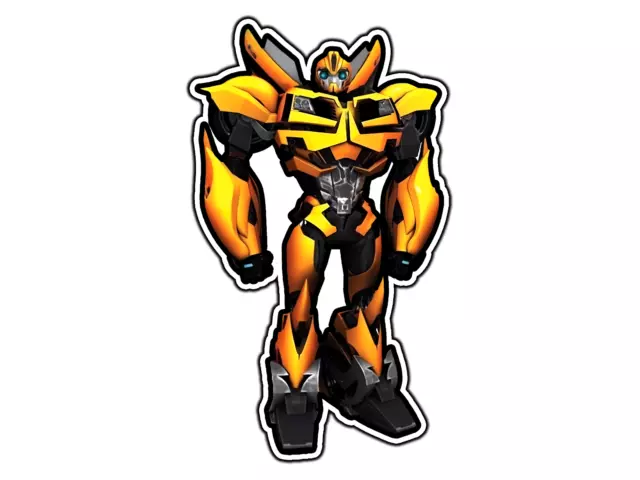 Bumblebee Cartoon Waterproof Sticker Phone Decal Water Bottle Stickers ...
