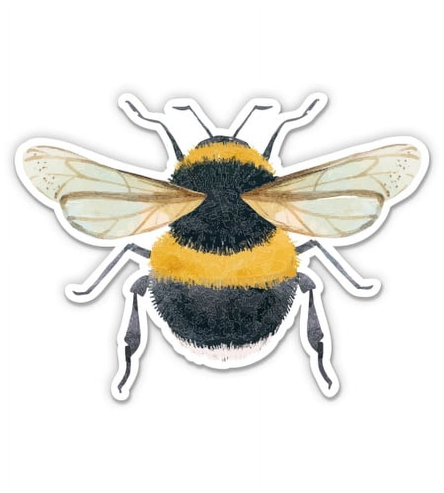 Bumblebee Cute - 5" Vinyl Sticker - For Car Laptop I-Pad - Waterproof ...
