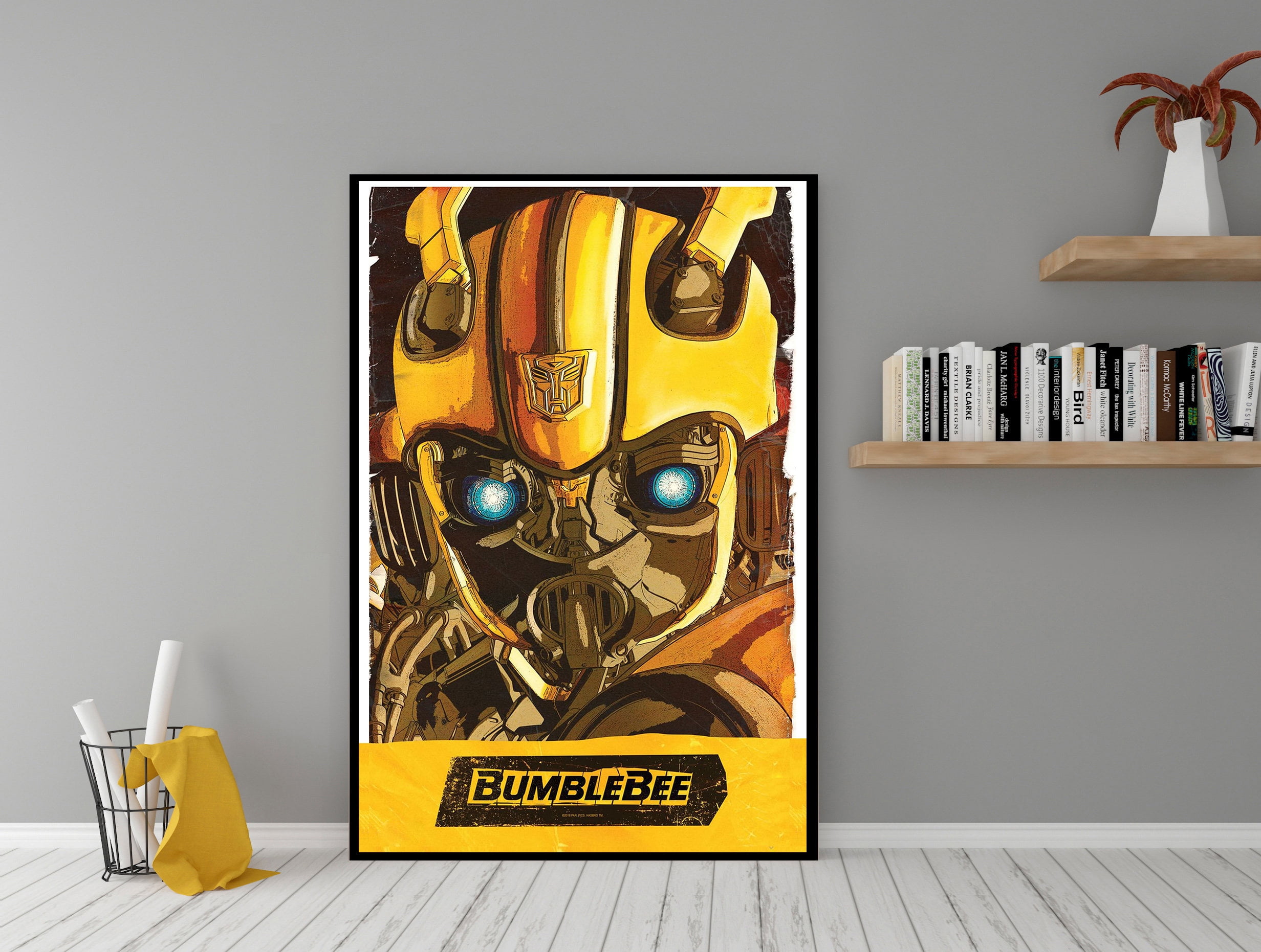 Bumblebee Movie Poster - High Quality Canvas Wall Art - Room Decor ...