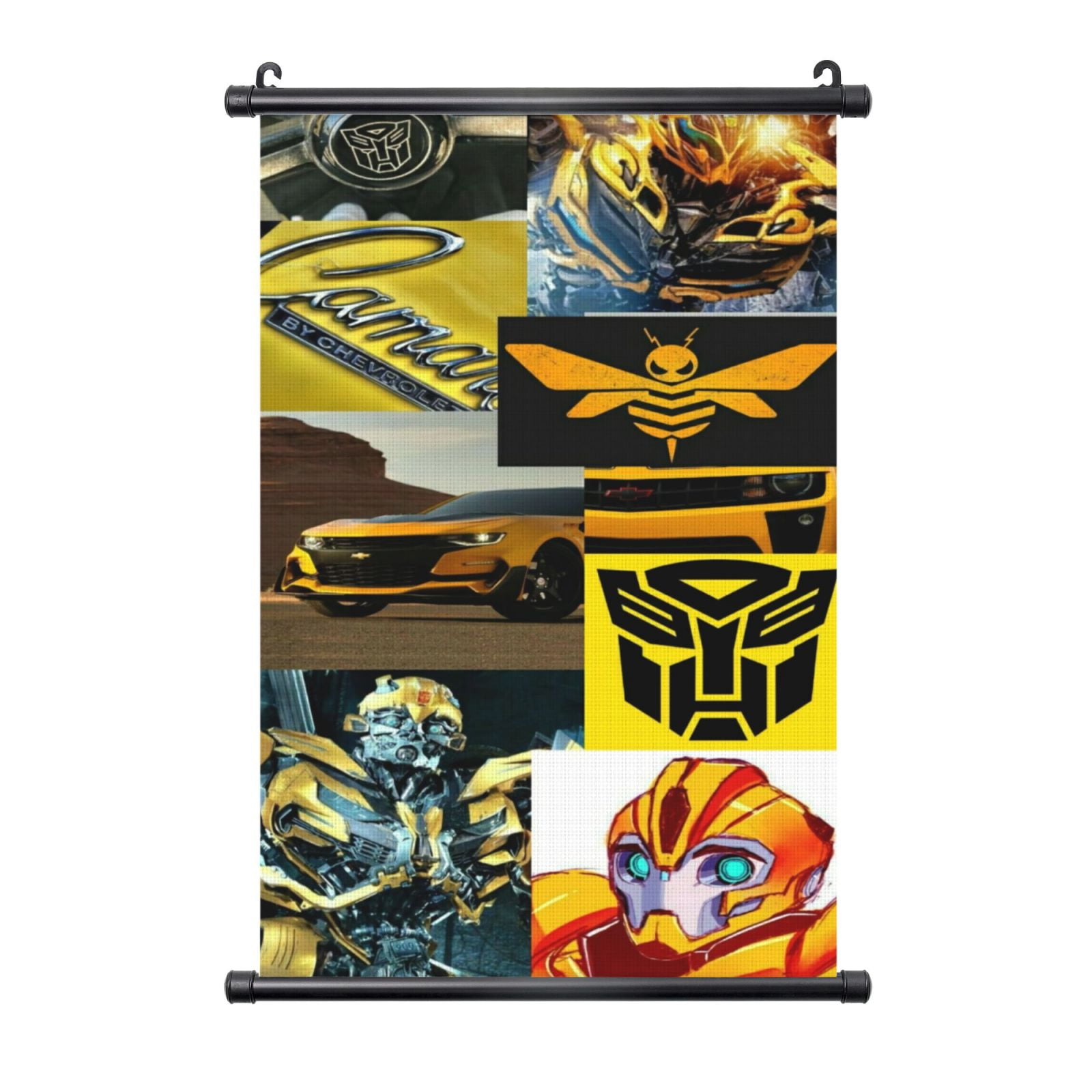 Bumblebee Posters Wall Hanging Black Plastic Shaft Poster Home Decor ...