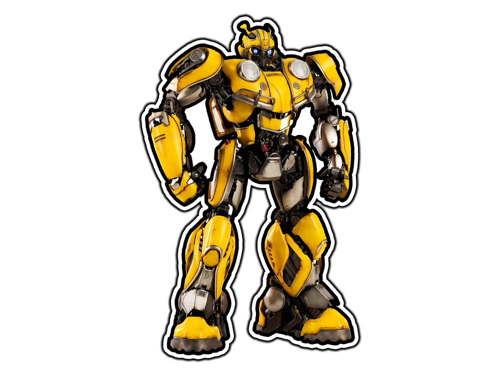Bumblebee Vintage #1 Sticker Cartoon Sticker, Phone Decal Water Bottle ...