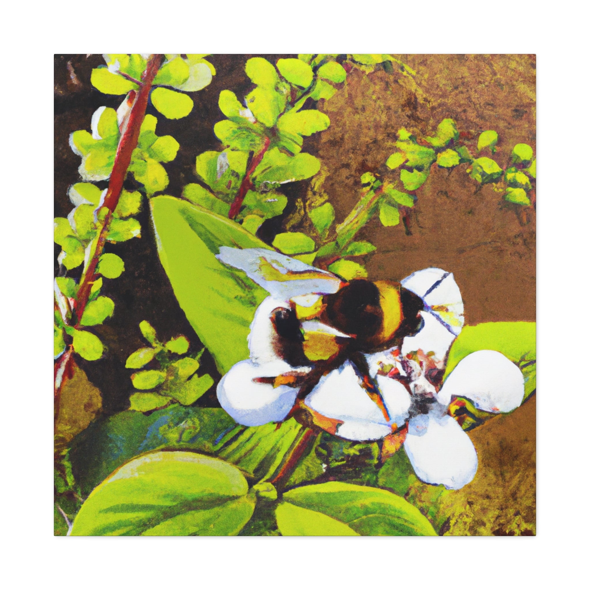 "Bumblebee in Flight". - Canvas - Walmart.com