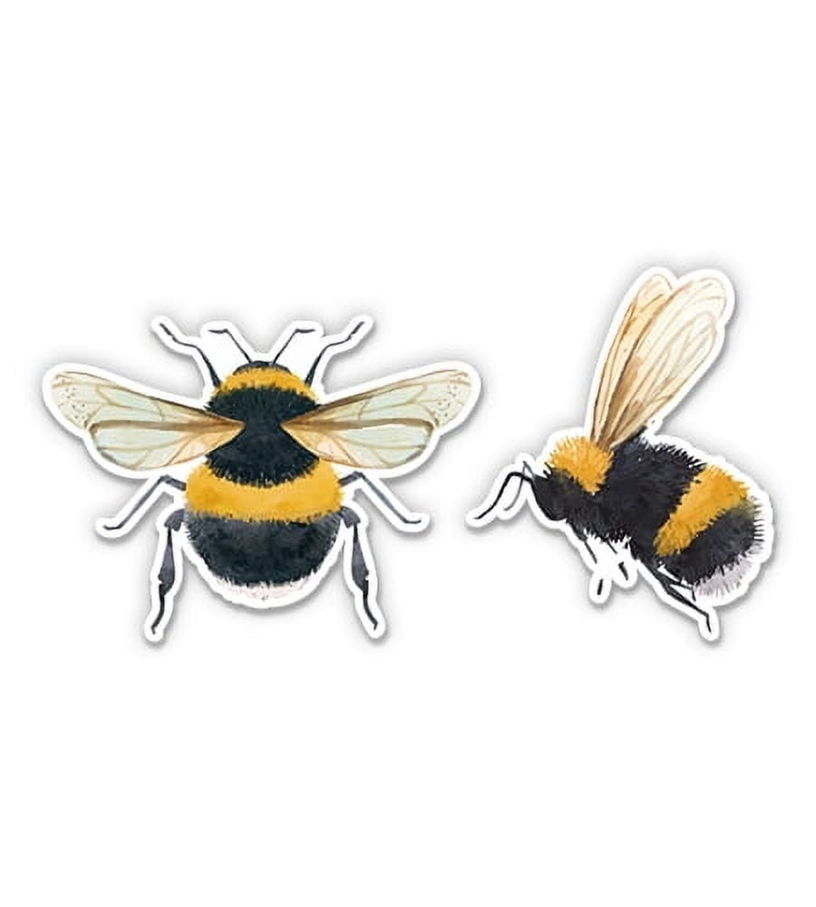 Bumblebees - 8" each Vinyl Stickers Waterproof Decals - Walmart.com