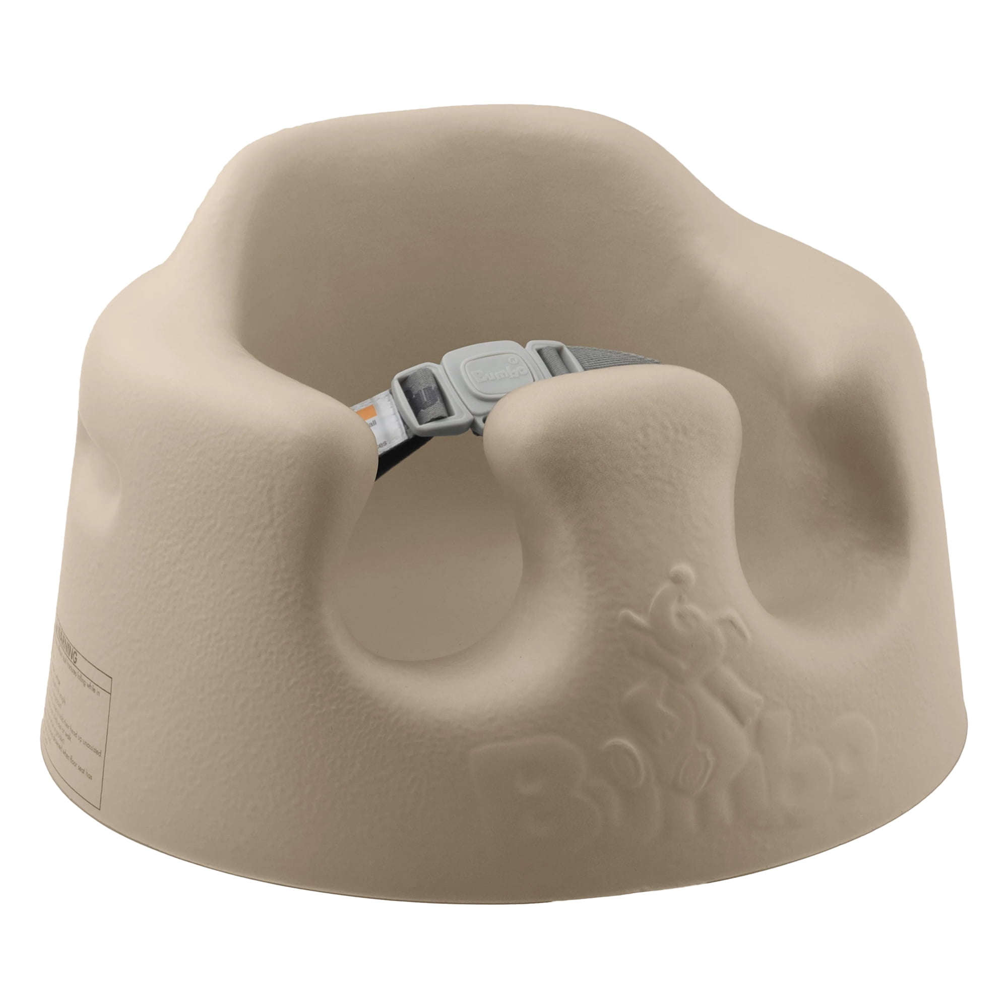 Bumbo Baby Floor Seat – Portable Infant Booster Chair, Taupe with Tray ...