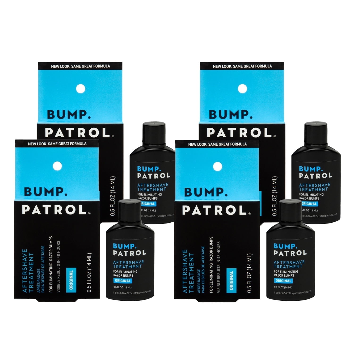Bump Patrol Original Aftershave for Razor Bumps and Ingrown Hair - Pack ...