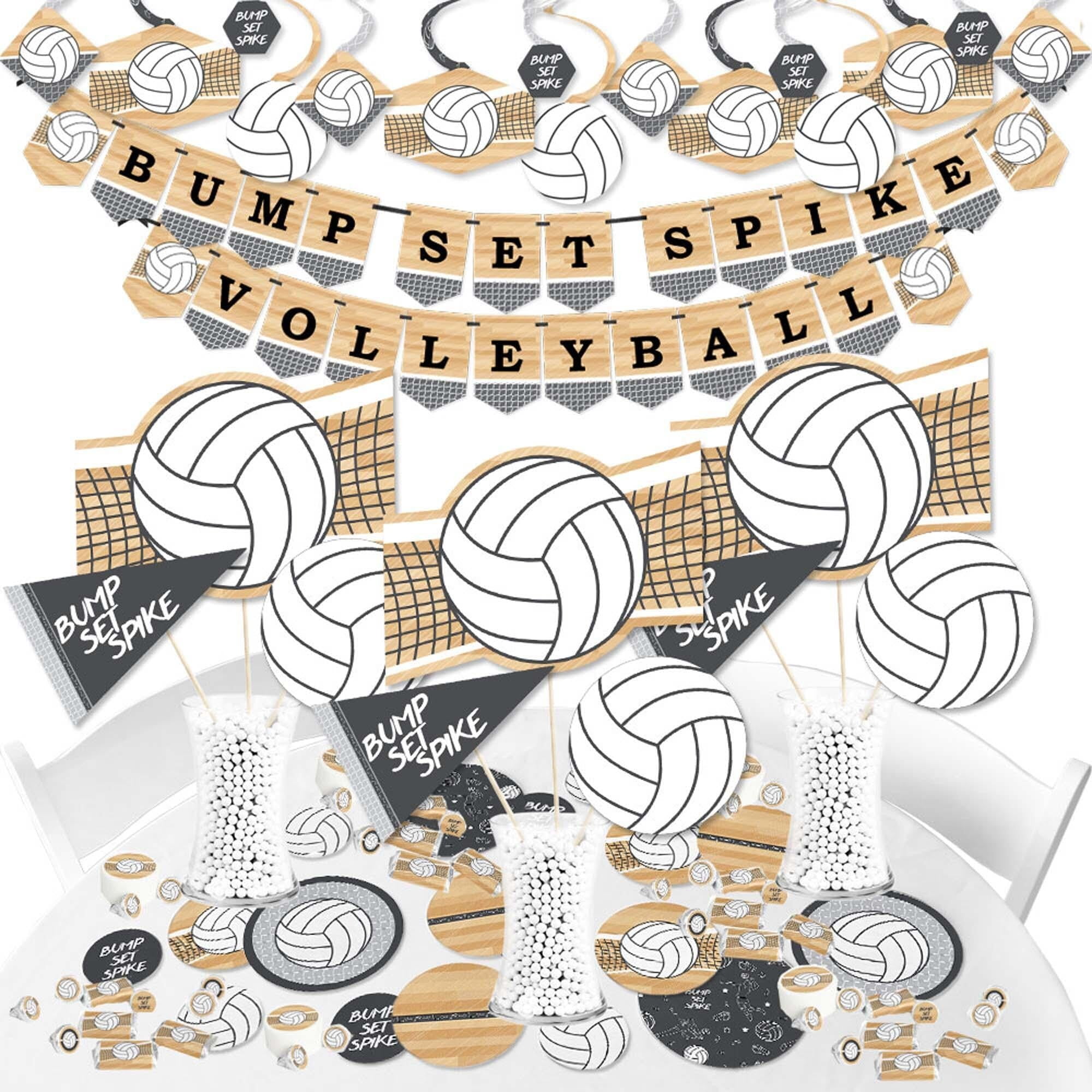 Big Dot of Happiness Bump, Set, Spike - Volleyball - Baby Shower or ...