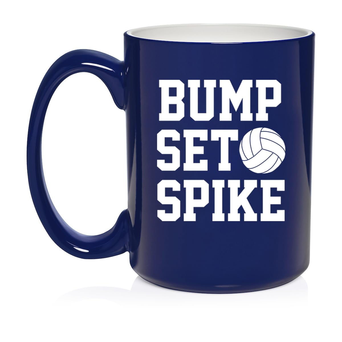 Bump Set Spike Volleyball Ceramic Coffee Mug Tea Cup Gift for Her, Him ...