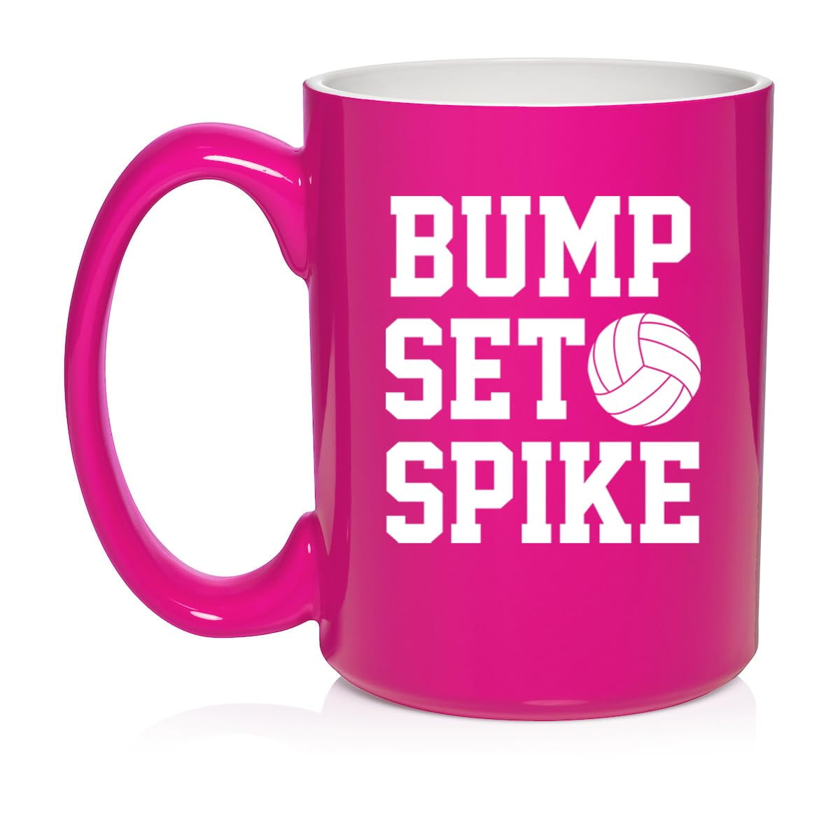 Bump Set Spike Volleyball Ceramic Coffee Mug Tea Cup Gift for Her, Him ...