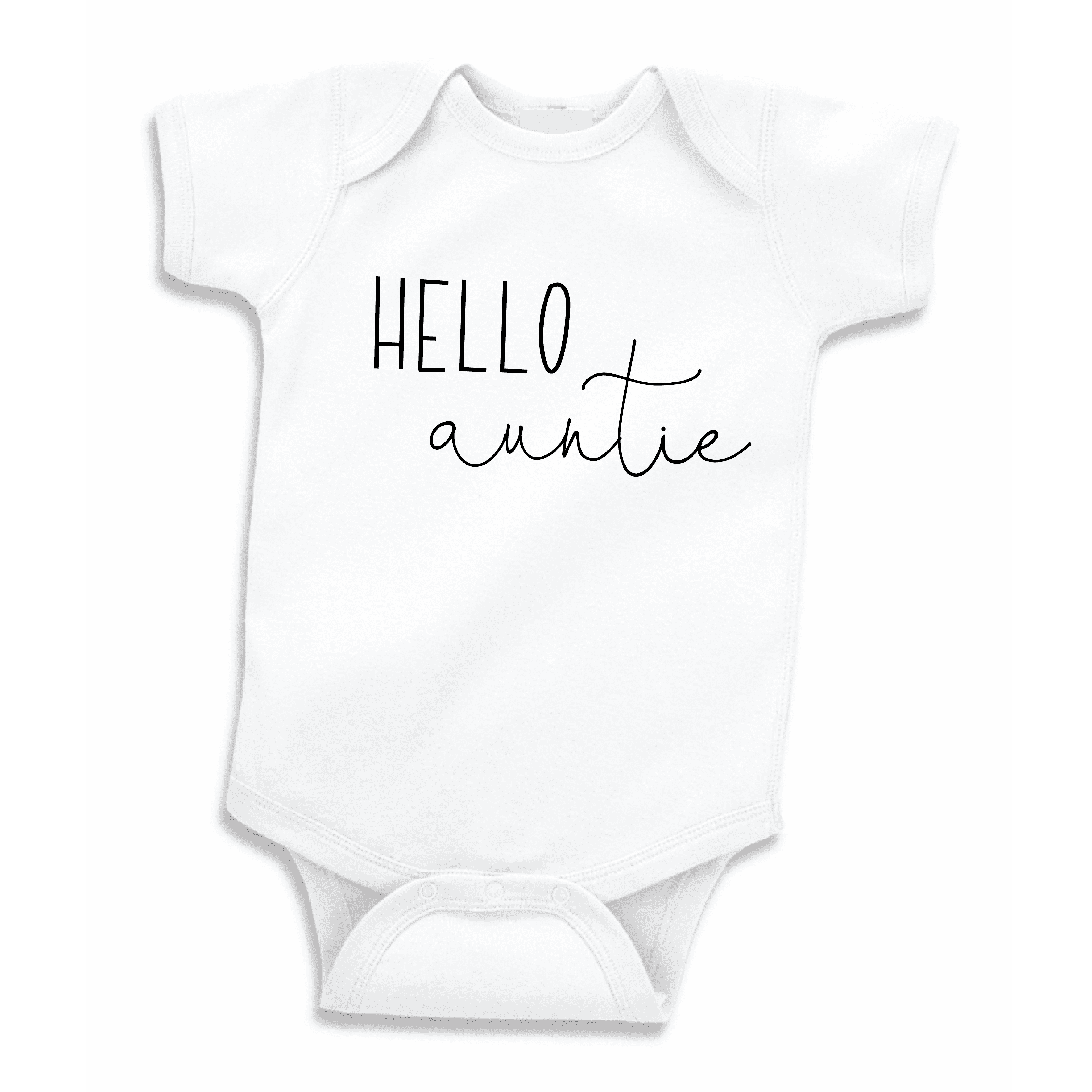 Bump and Beyond Designs Hello Auntie Pregnancy Announcement - Walmart.com