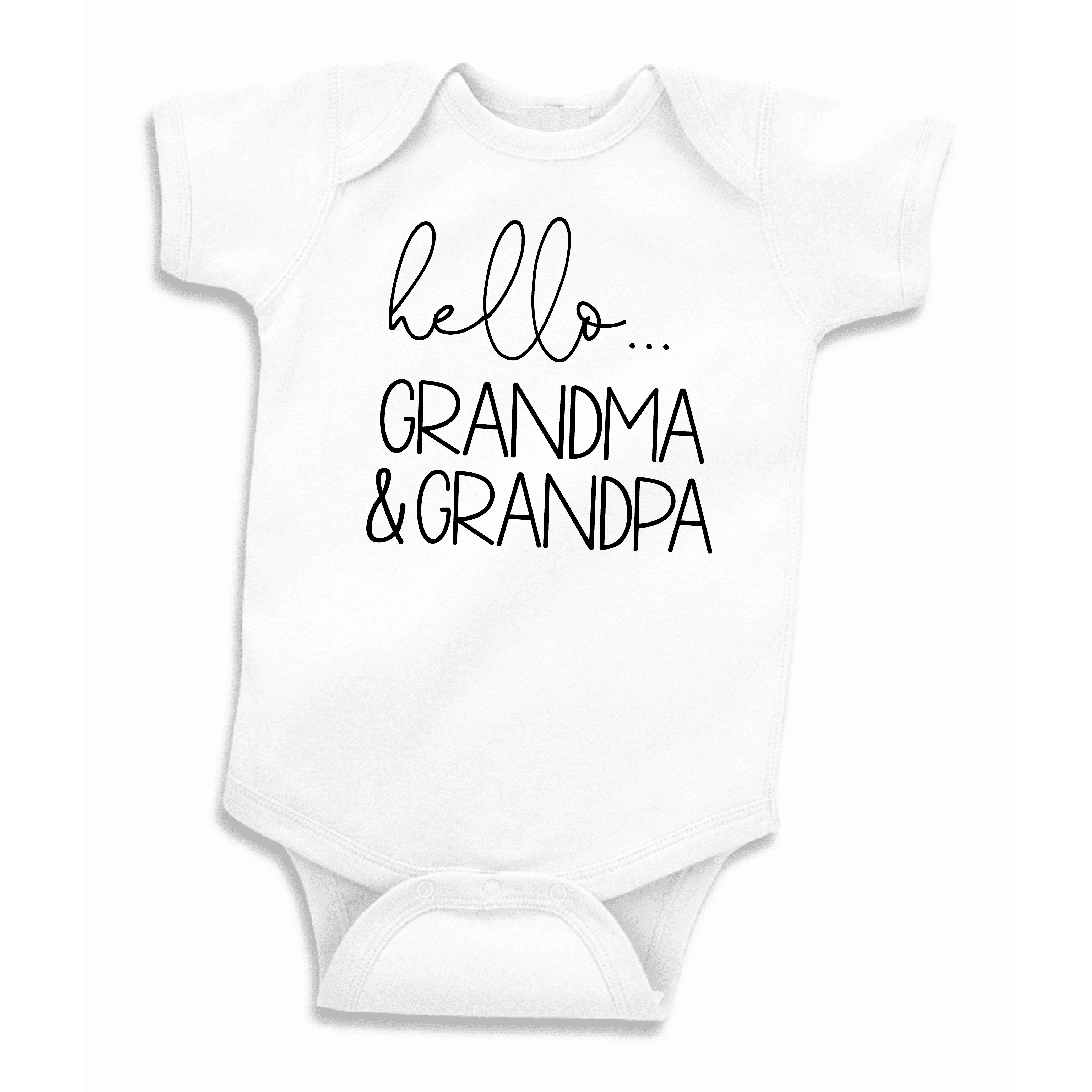 Bump and Beyond Designs Hello Grandma and Grandpa Pregnancy ...