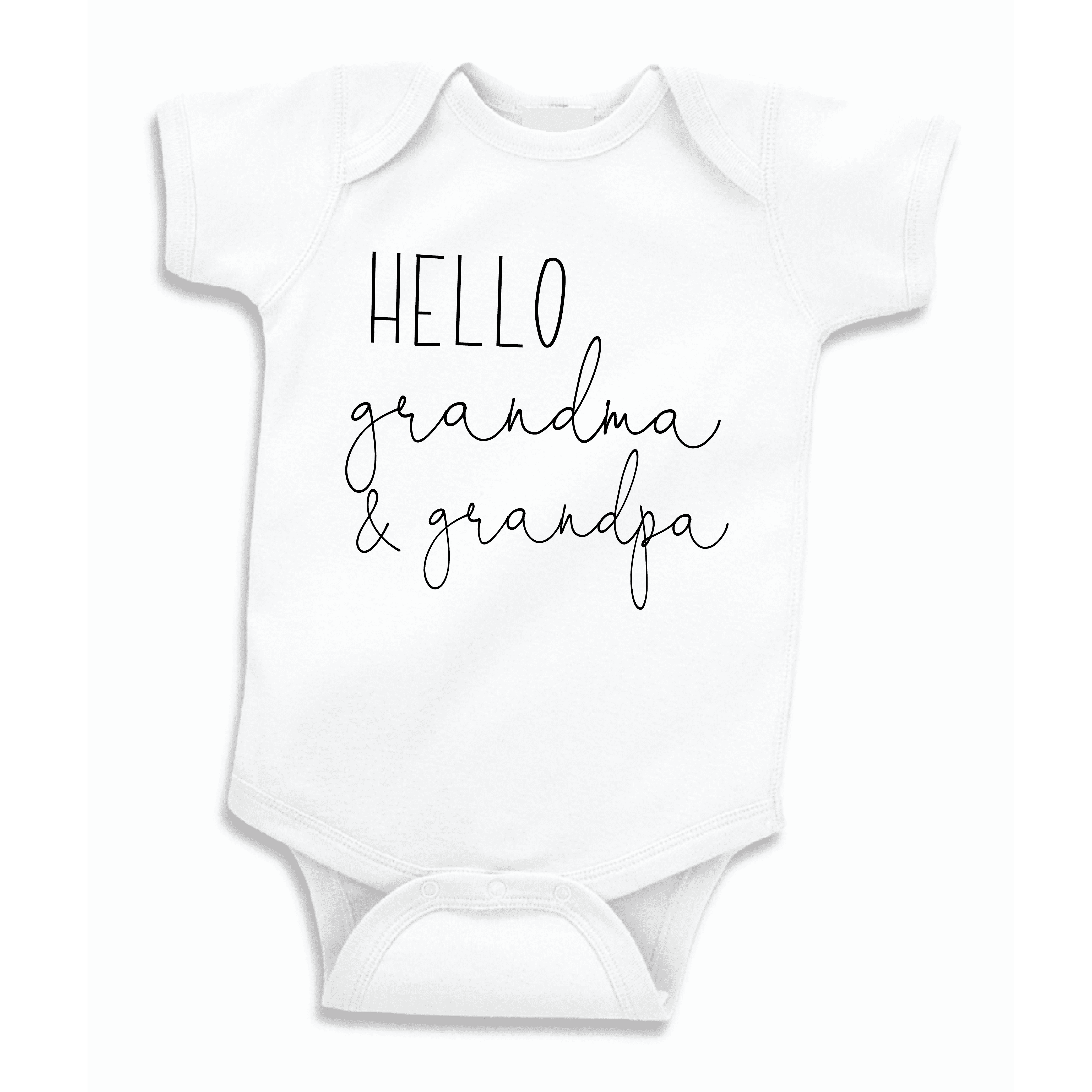 Bump and Beyond Designs Hello, Grandma and Grandpa Pregnancy ...