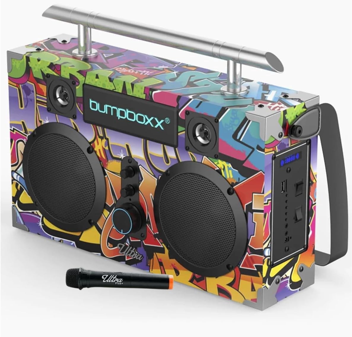 Bumpboxx Bluetooth Boombox Ultra Plus | Retro Boombox with Bluetooth ...