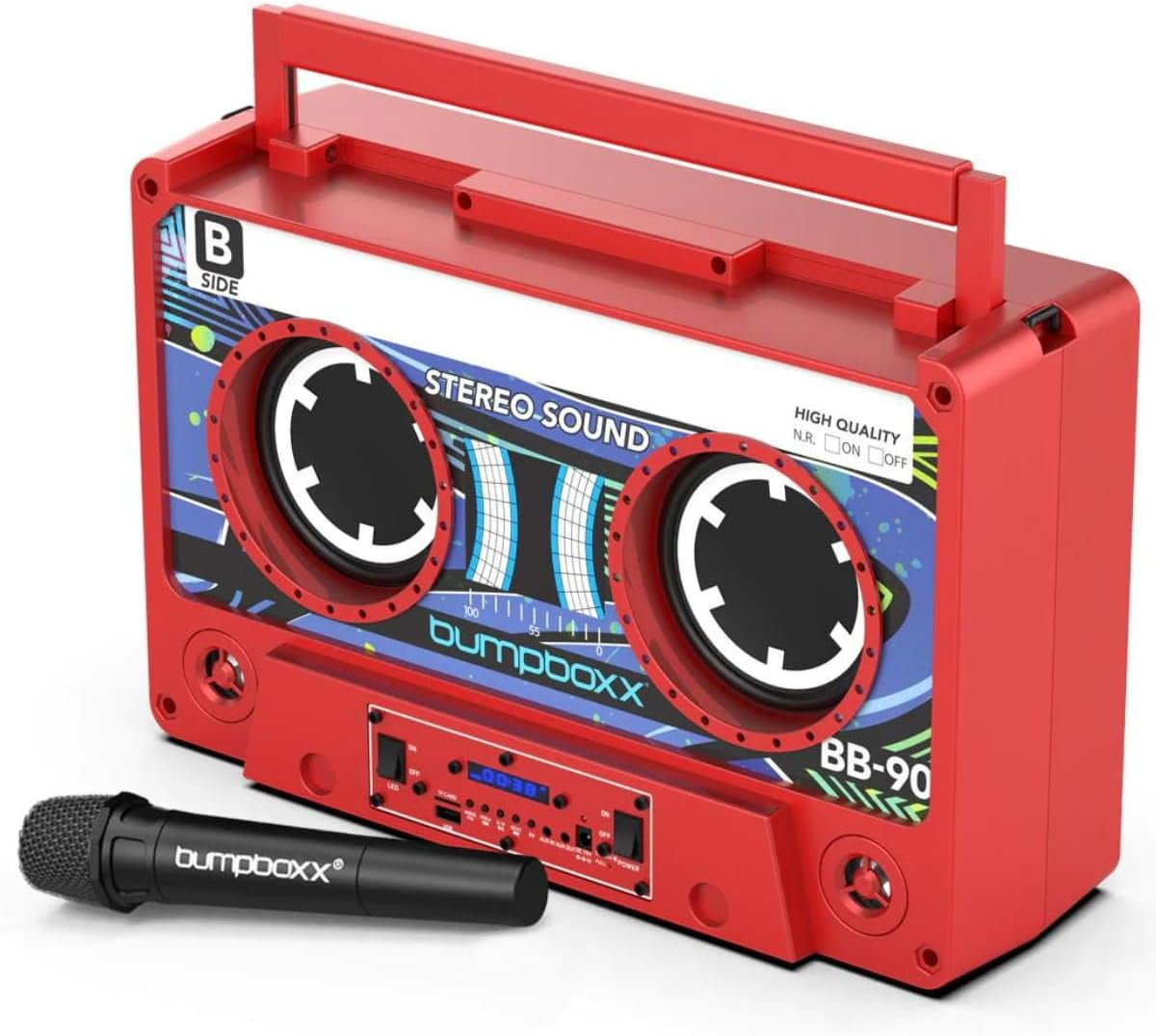 Bumpboxx Remixx Bluetooth Boombox | Bluetooth Speaker with the Looks of ...