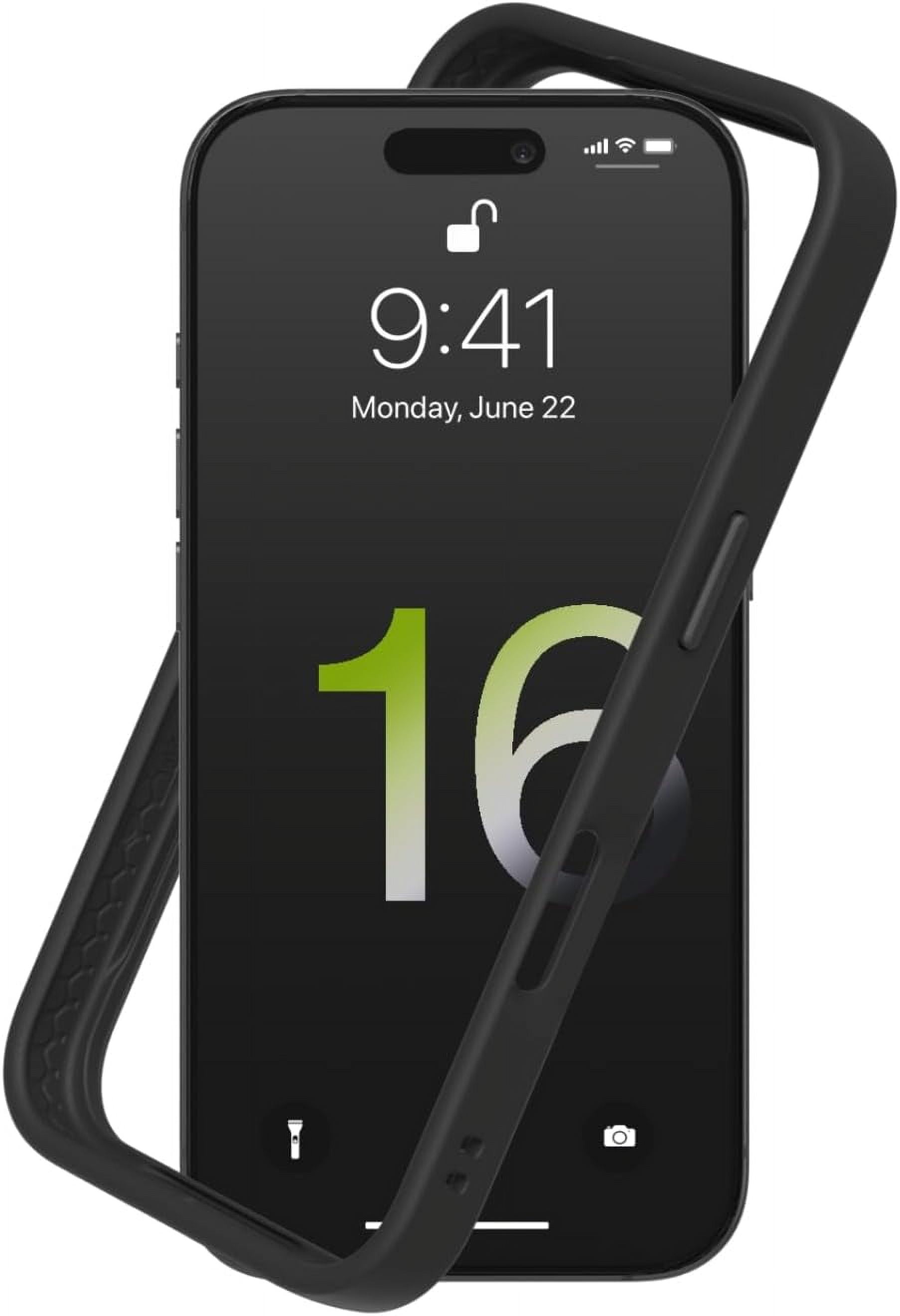 Bumper Case Compatible with iPhone 16 Pro | CrashGuard - Shockproof ...