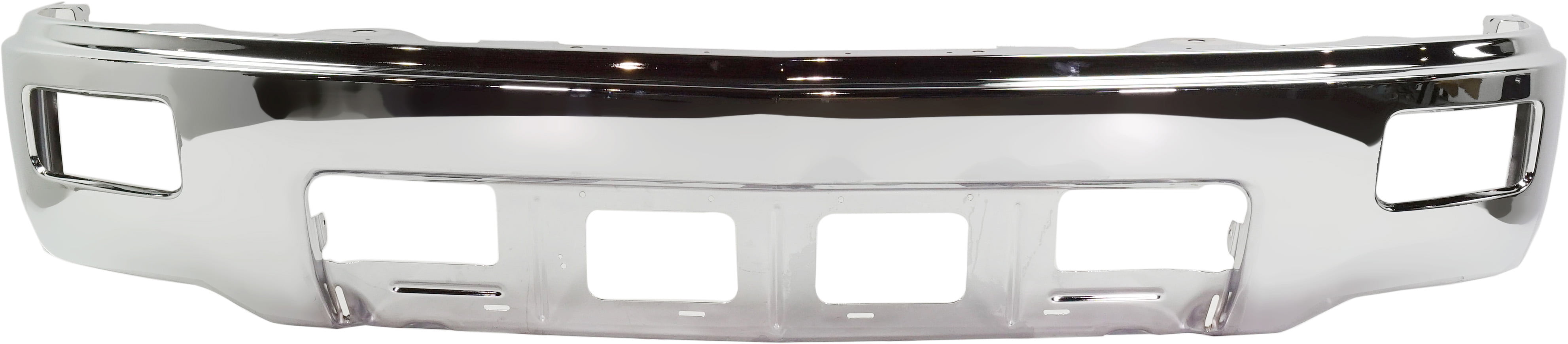 Bumper Compatible with CHEVROLET SILVERADO 1500 2014-2015 Chrome with ...