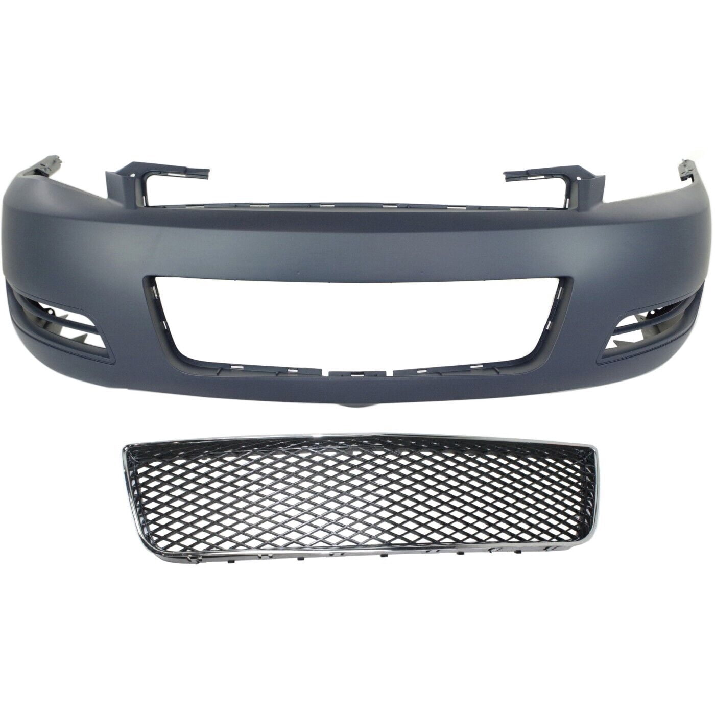Bumper Cover Bumper Grille Kit for 2006-2013 for Chevy for Impala ...