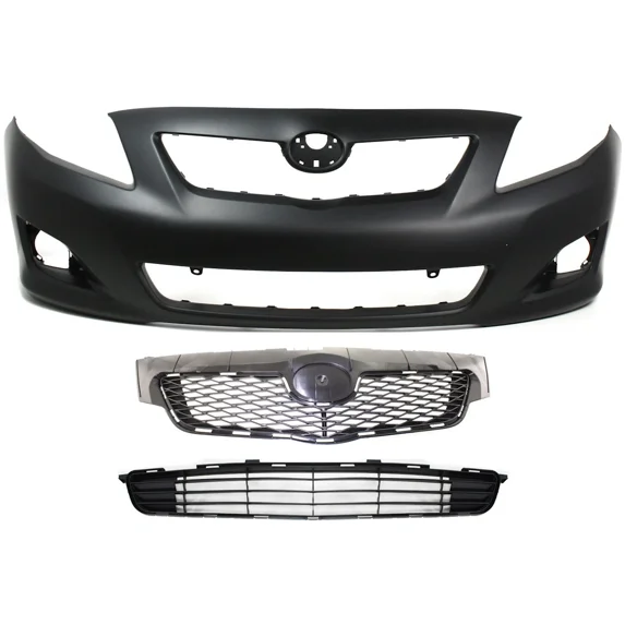 Bumper Cover Fascia Front for Toyota Corolla 2009-2010 - Walmart.com