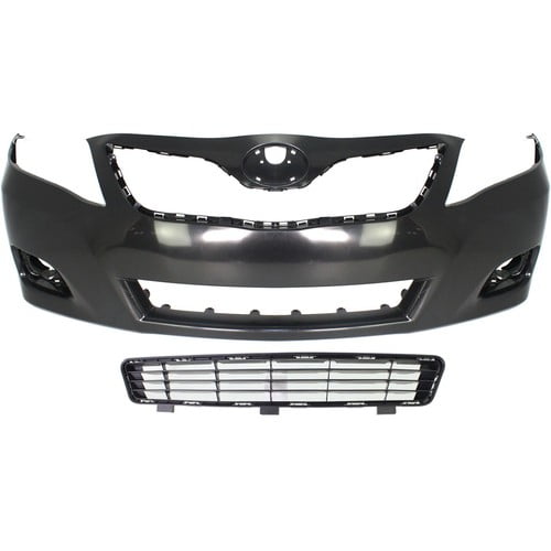 Bumper Cover Front For 2010-2011 Toyota Camry Base/LE/XLE Models USA ...