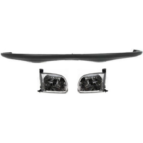 Bumper Cover Kit For 2000-2002 Toyota Tundra Front Regular/Access Steel ...