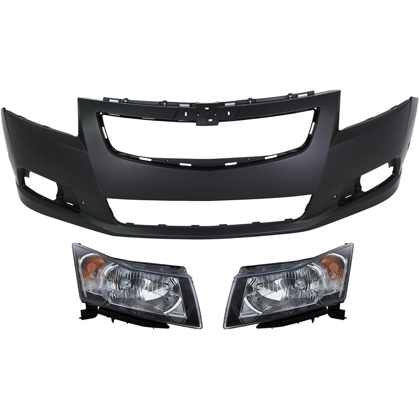 Bumper Cover Kit for 2011-14 for Chevrolet for Cruze Models With Rs ...