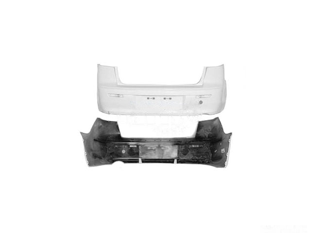 Bumper Cover Rear for 2008-2017 Mitsubishi Lancer - Walmart.com