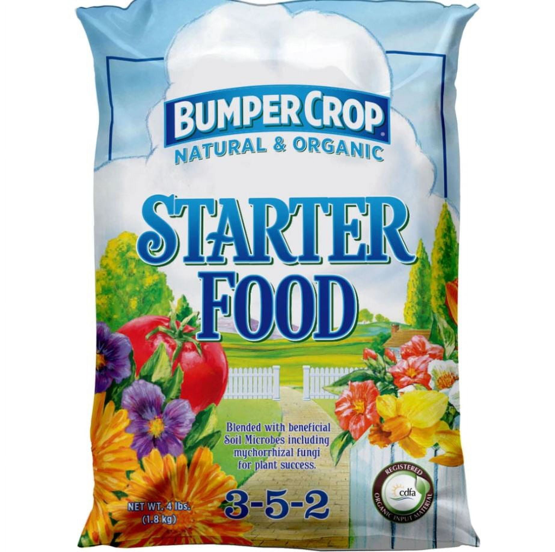 Bumper Crop Starter Plant Food/Fertilizer 3-5-2, 4 Lb for Transplanted ...